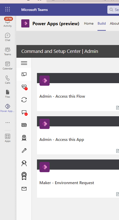 [CoE Starter Kit - BUG] Product Bug: Admin Command Center Not Displaying App Bar Sections in D4T ...