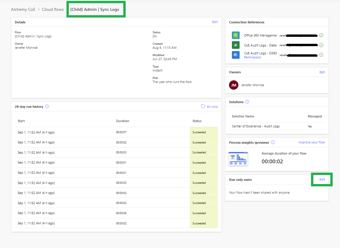 [CoE Starter Kit - QUESTION] GCC Audit Log Collection issues · Issue ...