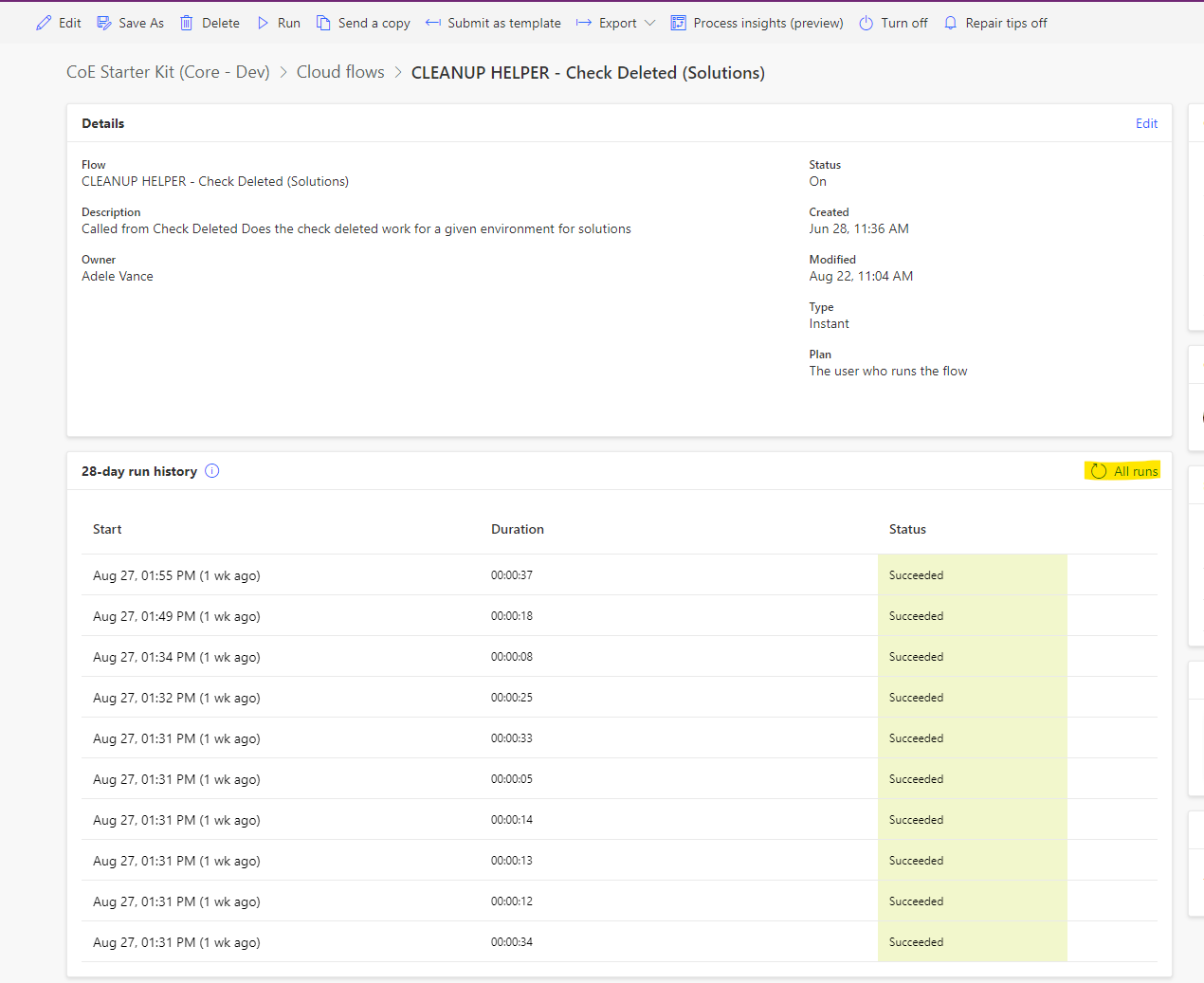 [CoE Starter Kit - BUG] CLEANUP - Admin | Sync Template v3 (Check Deleted) Failed · Issue #3594 ...