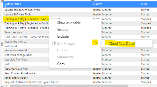 [CoE Starter Kit - BUG] PBI Report Drill Through 'Access this App / Flow' throws error · Issue ...