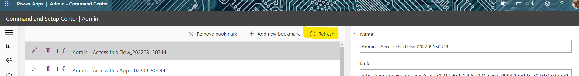 [CoE Starter Kit - BUG] CommandCenterApp>InitiallyPopulateBookmarks.Run failed · Issue #3648 ...