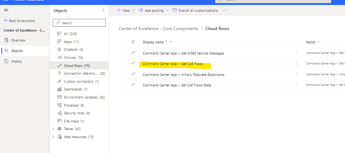 Coe Starter Kit Bug Admin Command Center Reset Flows Fails · Issue 3722 · Microsoftcoe