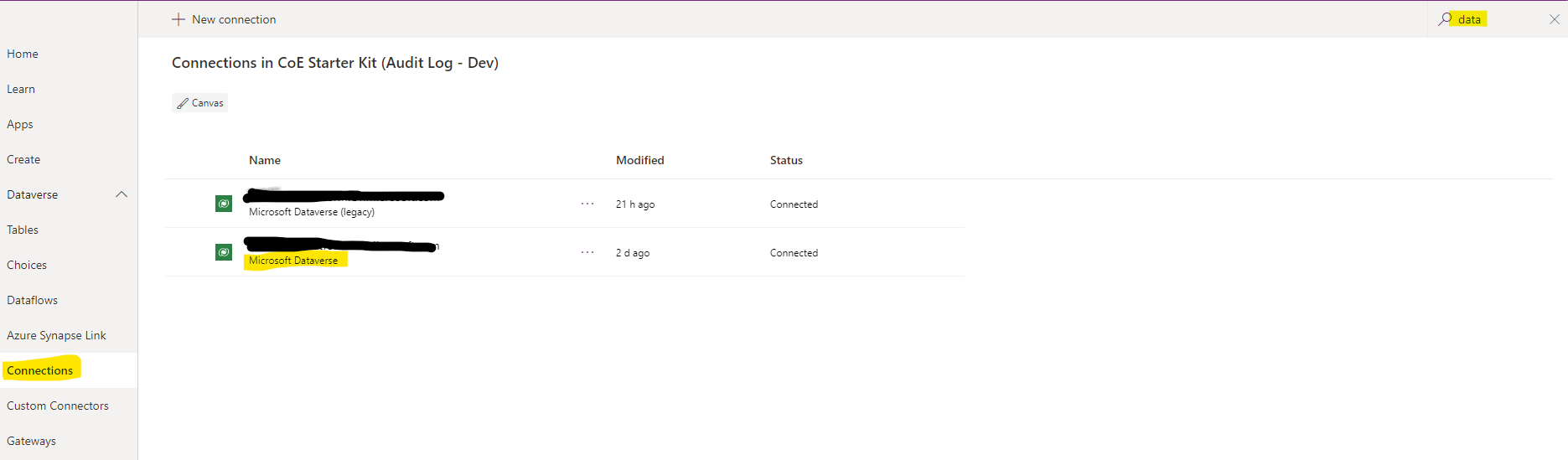 [CoE Starter Kit - BUG] [Child] Admin | Sync Logs > Run only users for Dataverse cannot be set ...