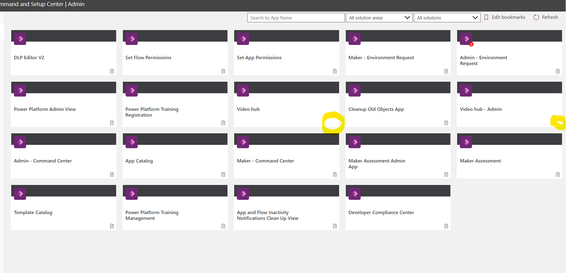 [CoE Starter Kit - BUG] Video Hub metadata not showing correctly in Admin - Command Center ...