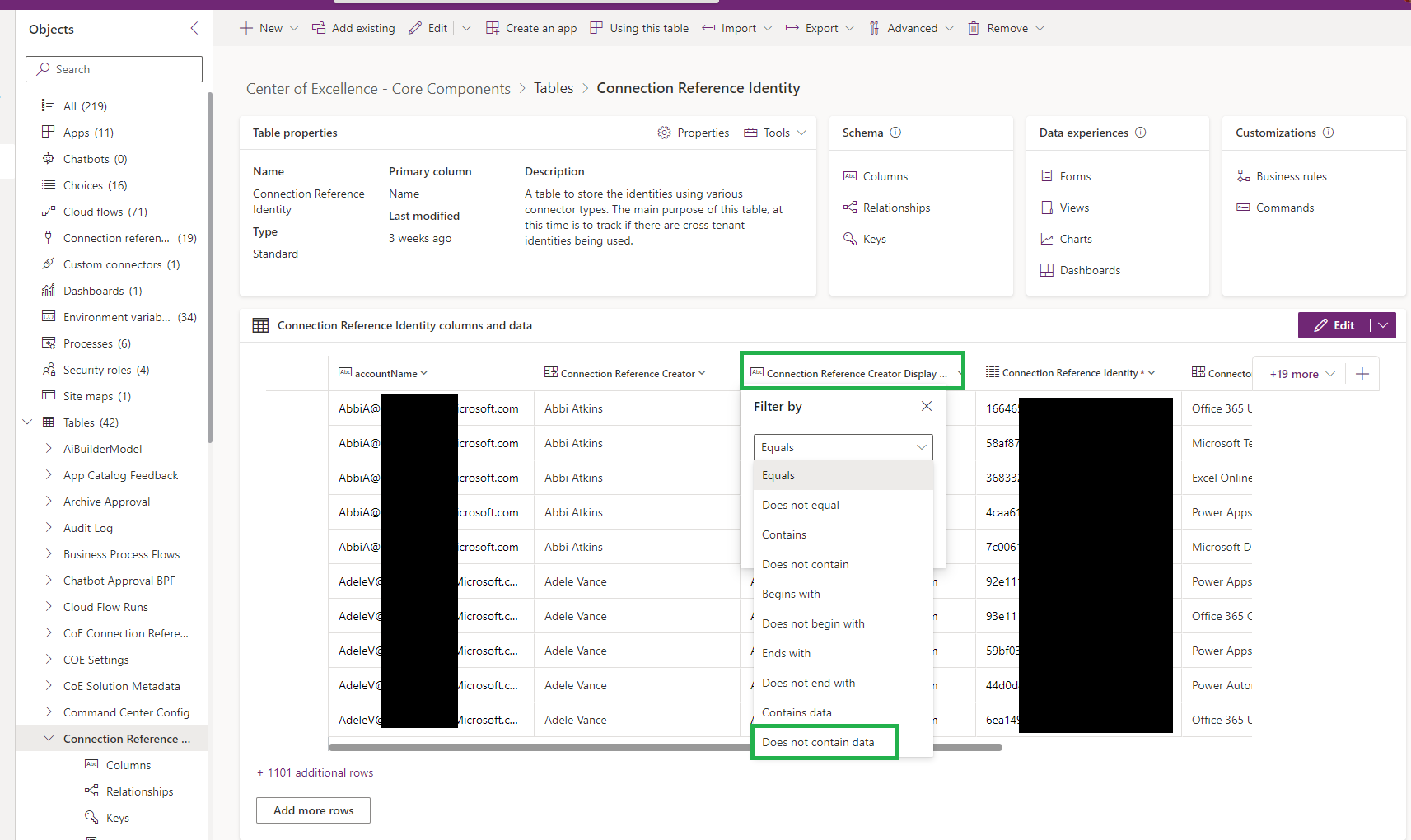 [CoE Starter Kit - BUG] Null Value Issue in Sync Template v3 (Connection Identities) - when user ...