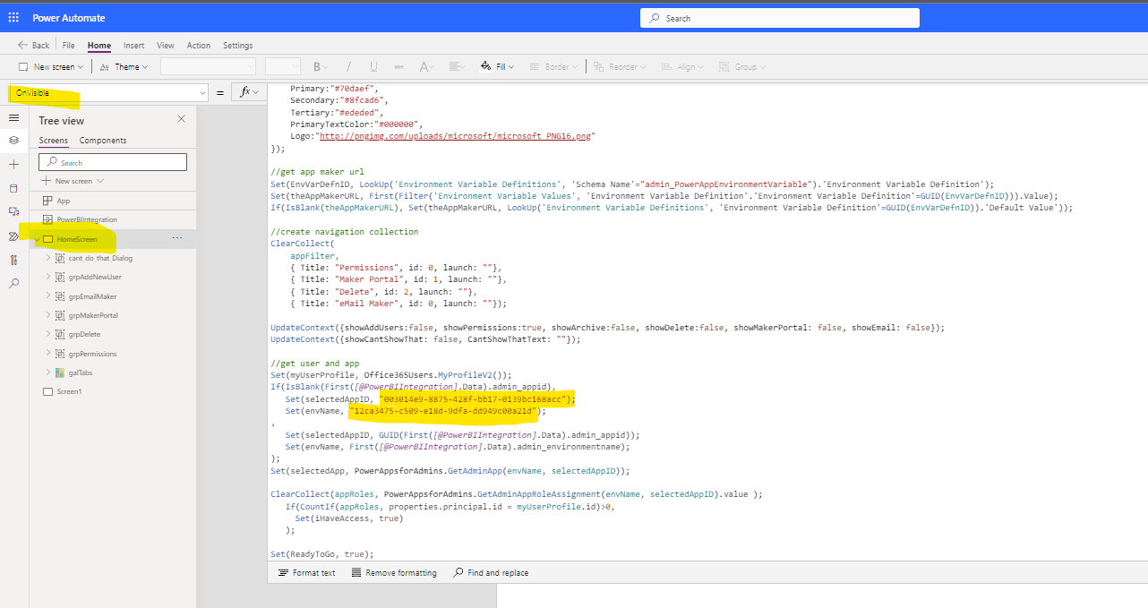 [CoE Starter Kit - BUG] Admin - Access this App/Flow fails due to invalid value for parameter ...