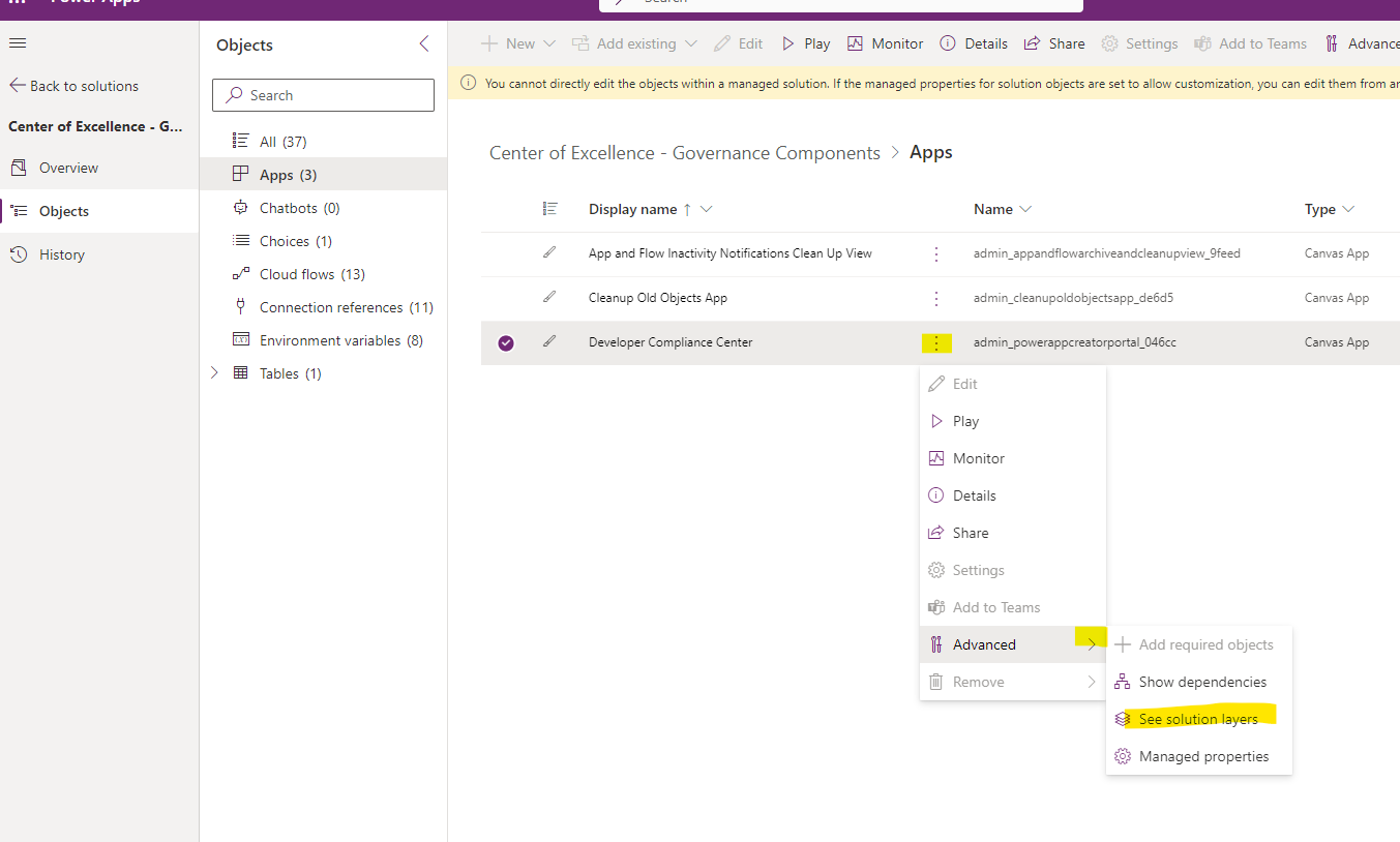 Developer Compliance Centre is empty · Issue #4177 · microsoft/coe-starter-kit · GitHub