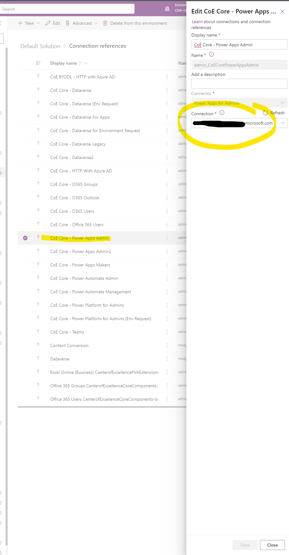 [CoE Starter Kit - BUG] Admin | Sync Template v3 (Apps) fails for getting apps on default ...