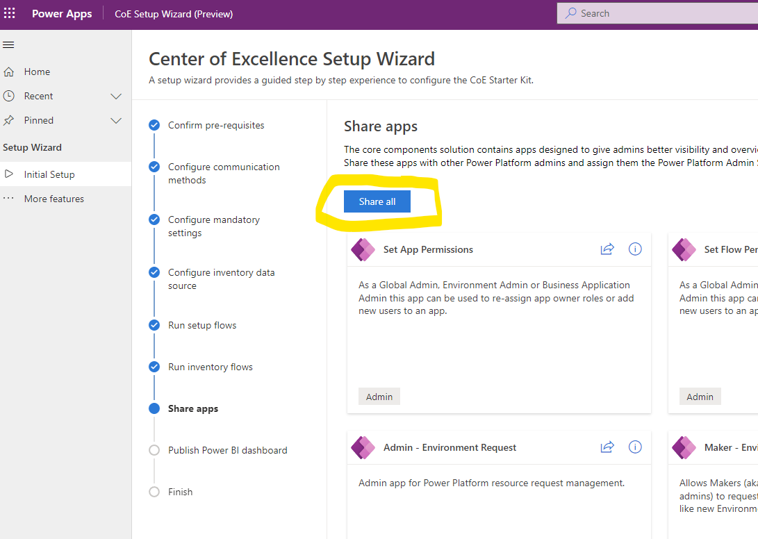 [CoE Starter Kit - QUESTION] What flow is using the Power Platform User ...