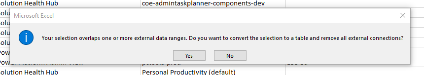 [CoE Starter Kit - QUESTION] Apps entered without their information (environment / name / etc ...