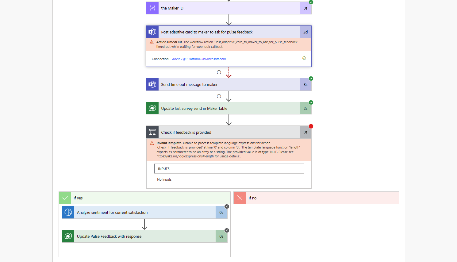 [CoE Starter Kit - BUG] Timeout of asking for pulse feedback leads to flow failure: Pulse [Child ...