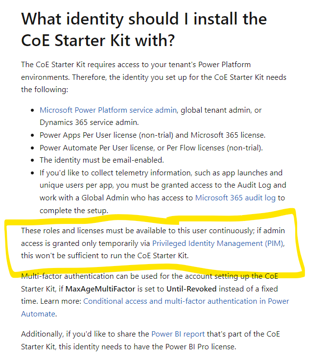 [CoE Starter Kit - BUG] Not seeing all envts · Issue #4861 · microsoft/coe-starter-kit · GitHub