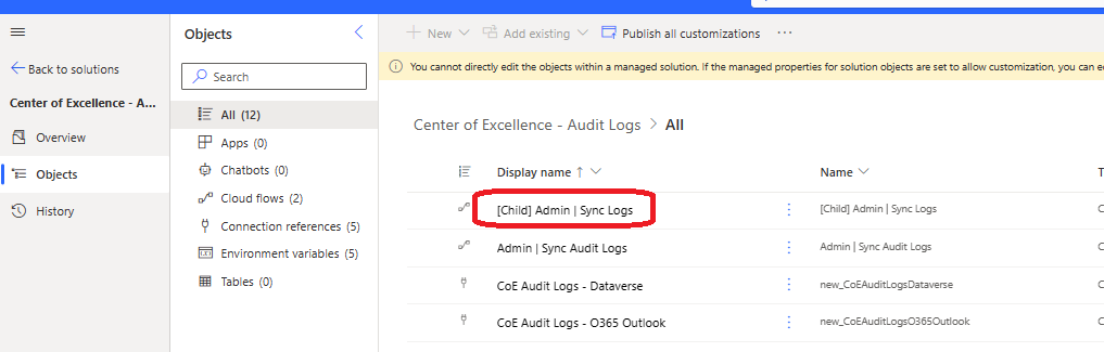 [CoE Starter Kit - BUG] Audit Logs solution fails after upgrade - and fixing up did not work ...