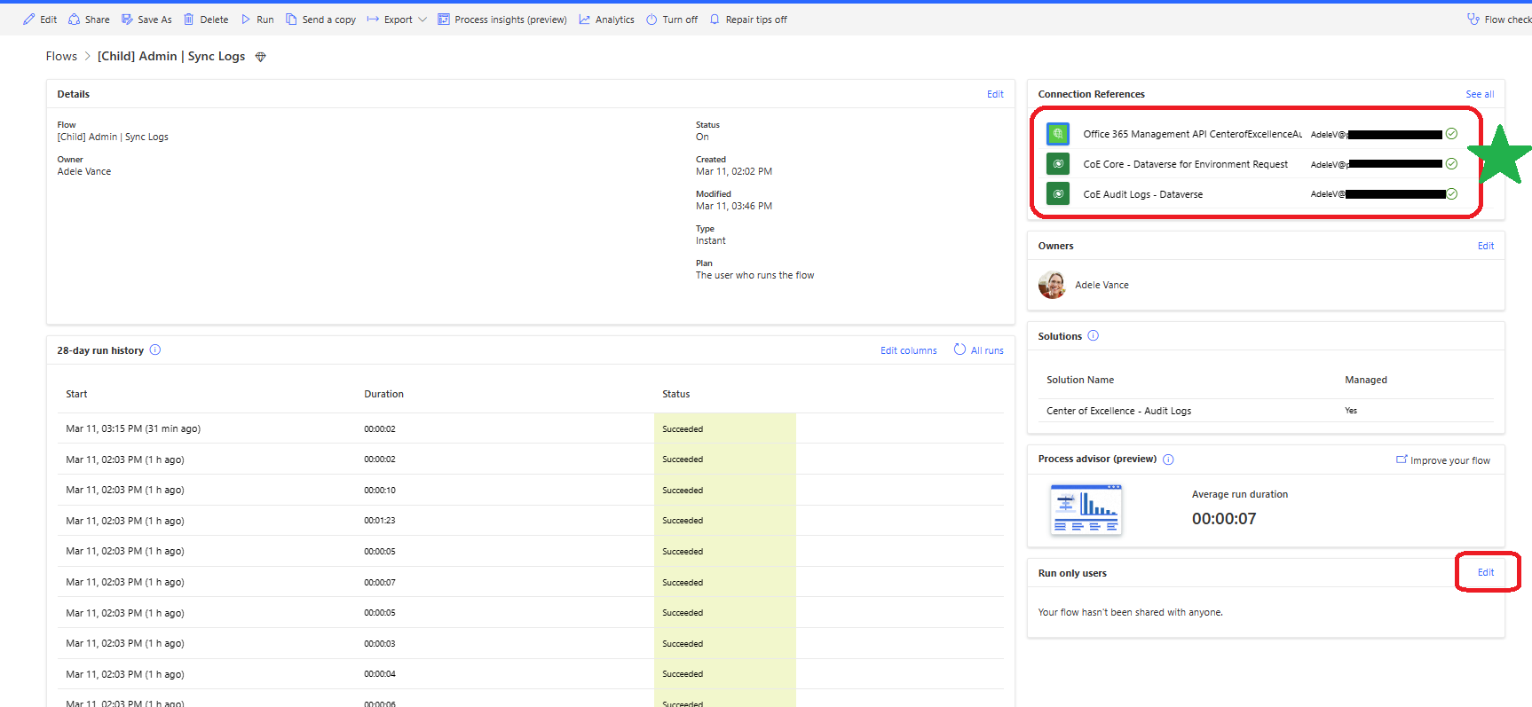[CoE Starter Kit - BUG] Audit Logs solution fails after upgrade - and fixing up did not work ...