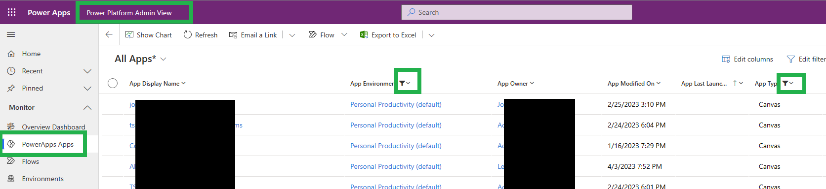 [CoE Starter Kit - BUG] Default environment data is missing from the dashboard · Issue #5250 ...