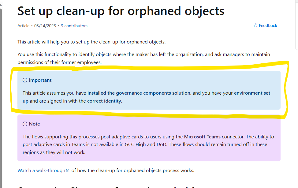 [CoE Starter Kit - BUG] ISSUE TITLE - cannot locate Flows "Request Orphaned Objects Reassigned ...