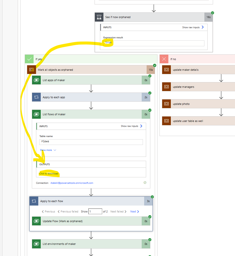 [CoE Starter Kit - BUG] Dashboard not showing orphaned flows and apps ...