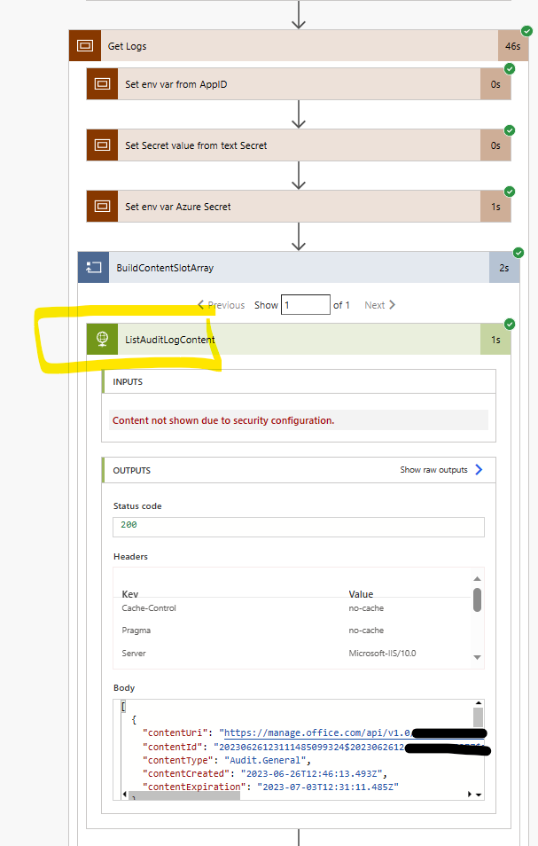 [CoE Starter Kit - BUG] after upgrading Audit Log component, fail to load data into Audit Log ...