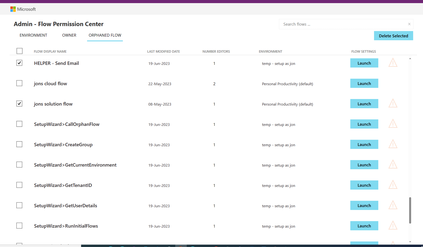[CoE Starter Kit - QUESTION] Get co owner details for an orphaned power ...
