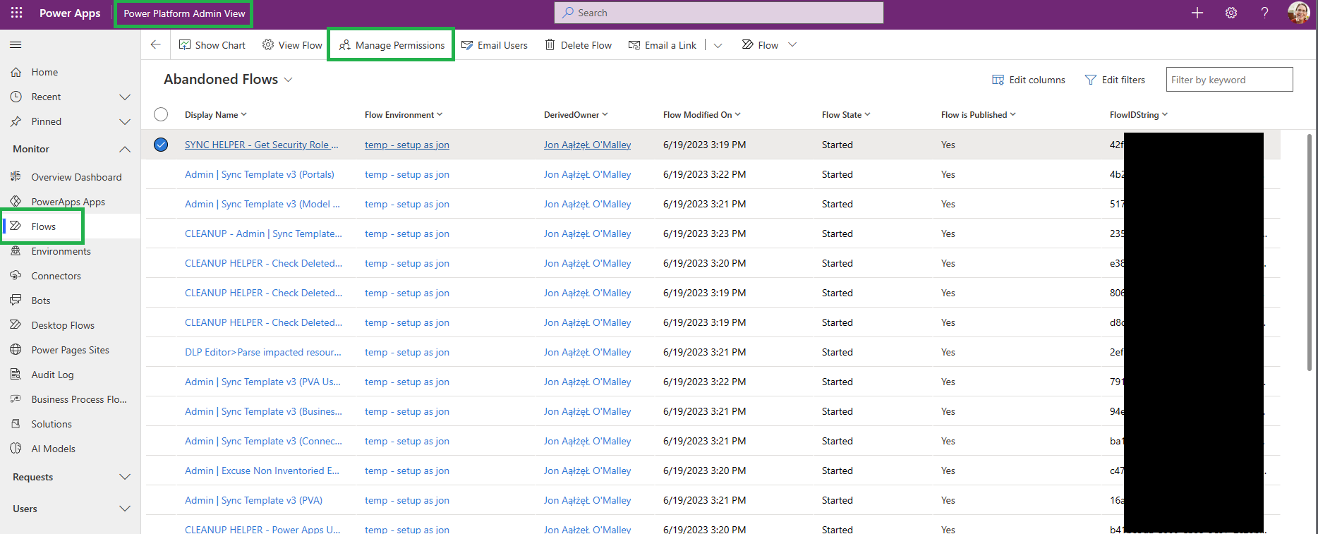 [CoE Starter Kit - QUESTION] Get co owner details for an orphaned power ...