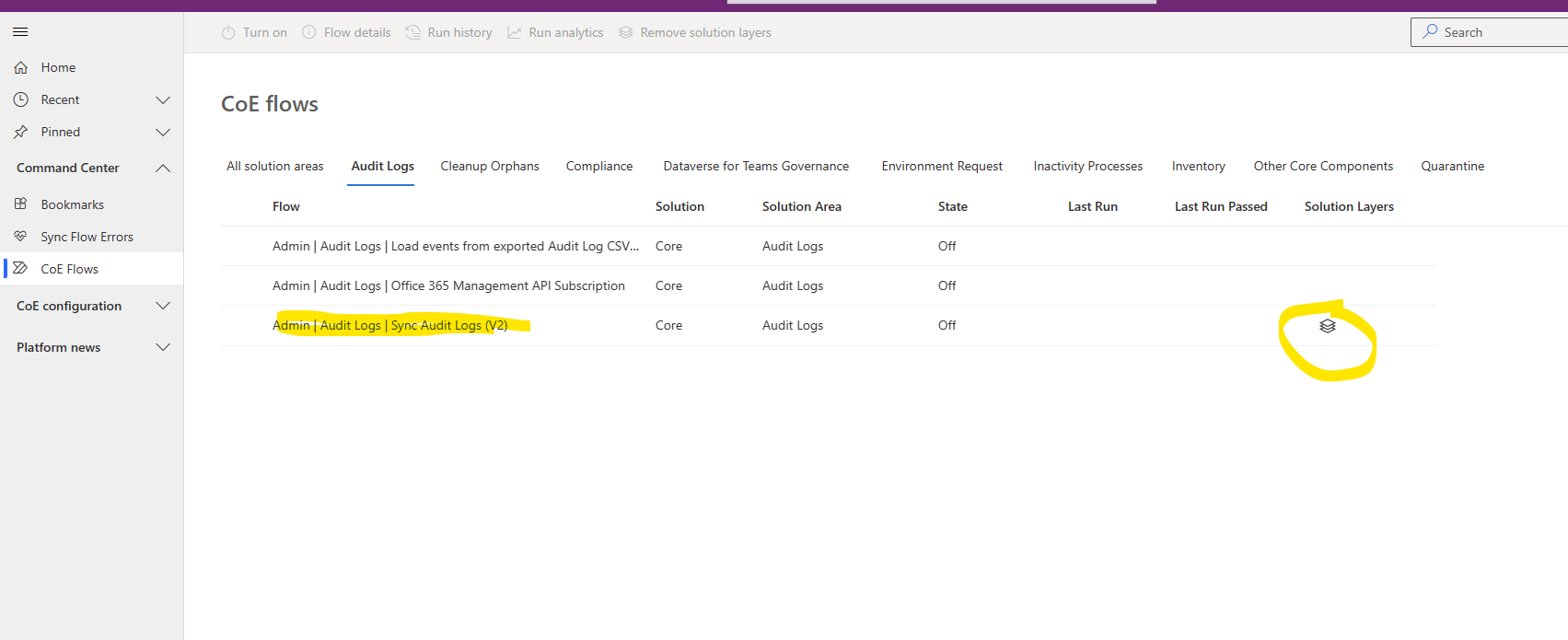 [CoE Starter Kit - Feature]: Add ability to see if unmanaged layer ...