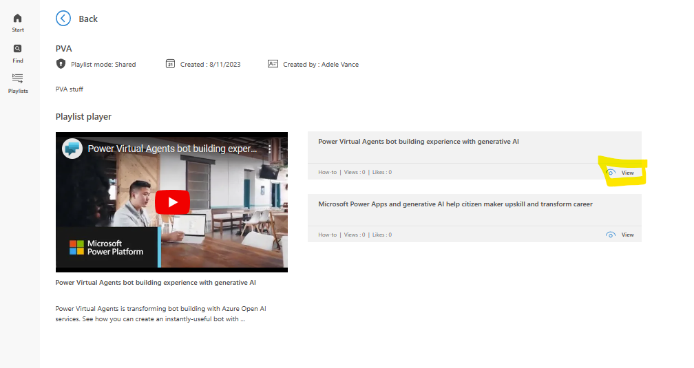 Video Hub - Player doesnt play the video on button trigger - change text to "View" · Issue #6319 ...