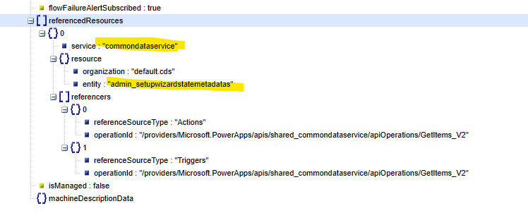 Coe Starter Kit Bug Referenced Recourses Property Of Flows Only Shows For Legacy Cds · Issue