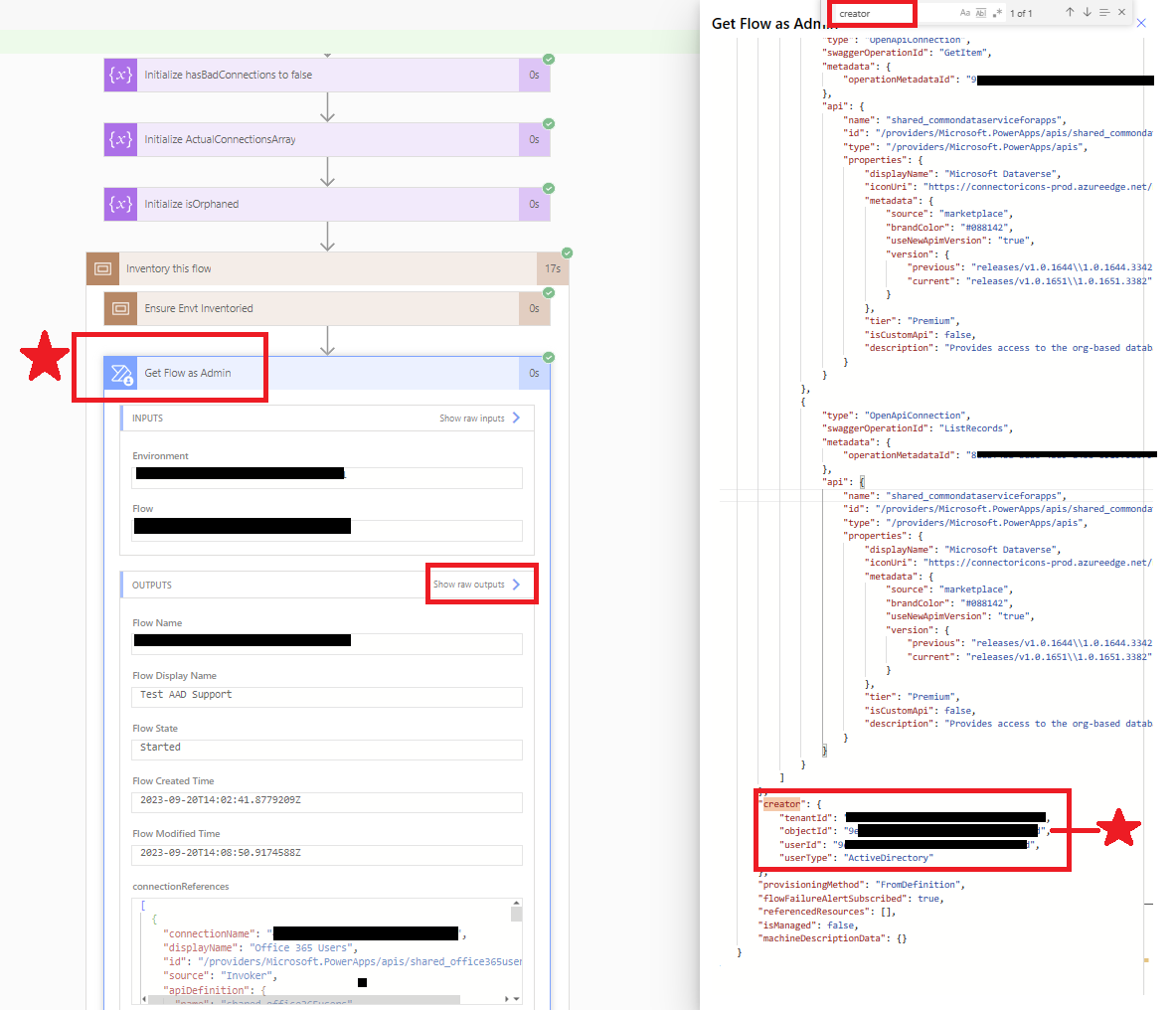 [CoE Starter Kit - BUG] Unpublished flows not returning creator ...