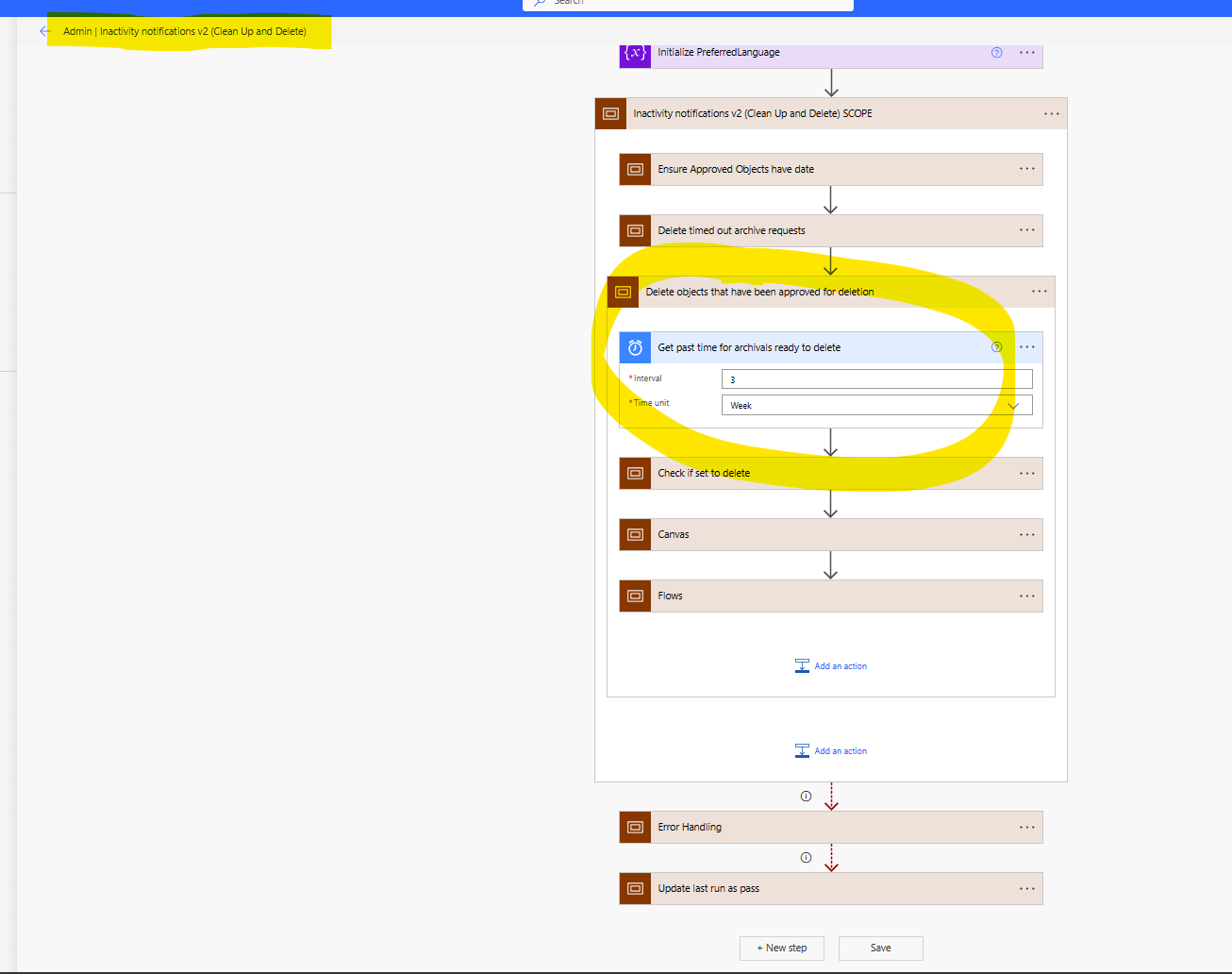 [CoE Starter Kit - QUESTION] Admin | Inactivity notifications v2 (Start Approval for Flows)-FLOW ...