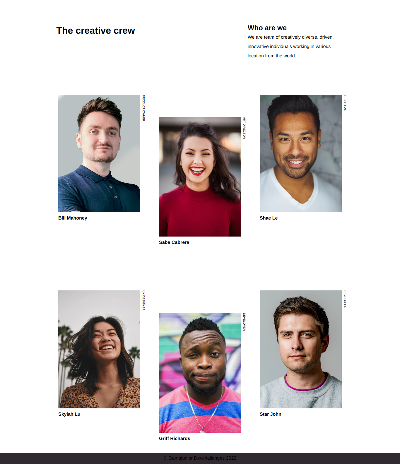 GitHub - Gamajunior6/my-team-page