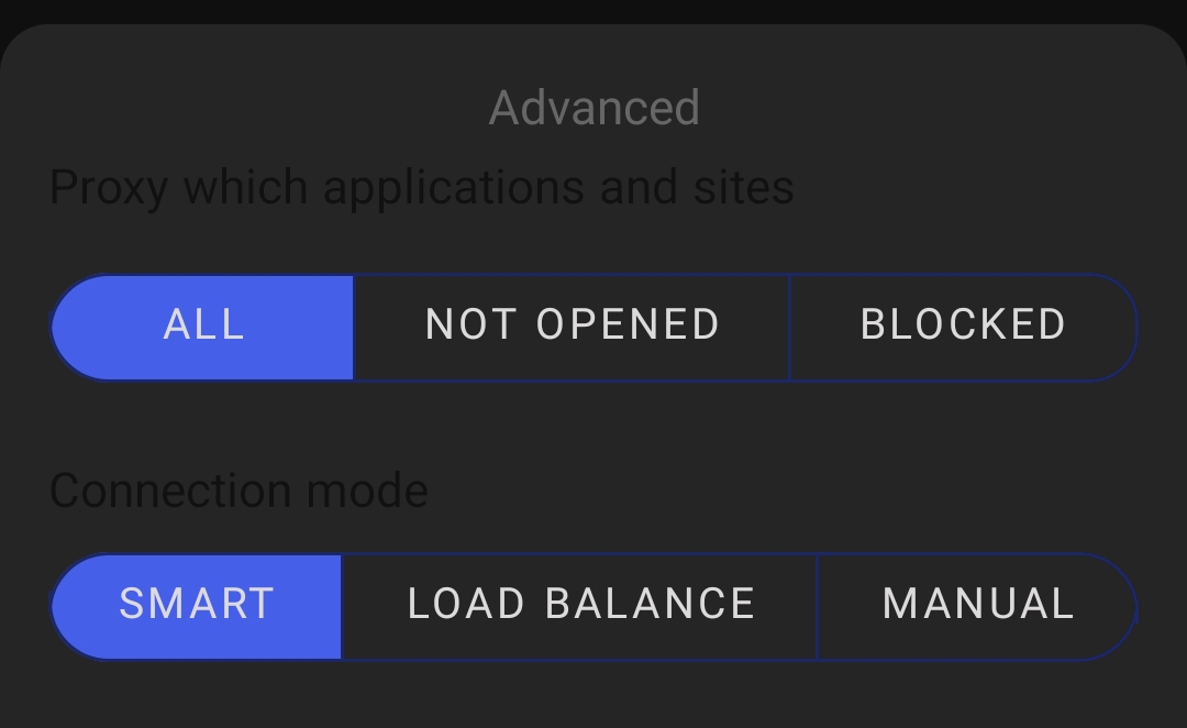 مشکل رنگ در دارک مود Advanced · Issue #77 · hiddify/HiddifyNG · GitHub