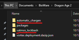 Bug Report - Other: DA2 mod not being installed correctly to Addins ...