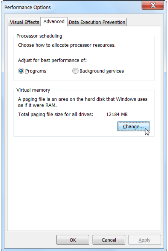 error: Eine Ausnahme vom Typ "System.OutOfMemoryException" wurde ...