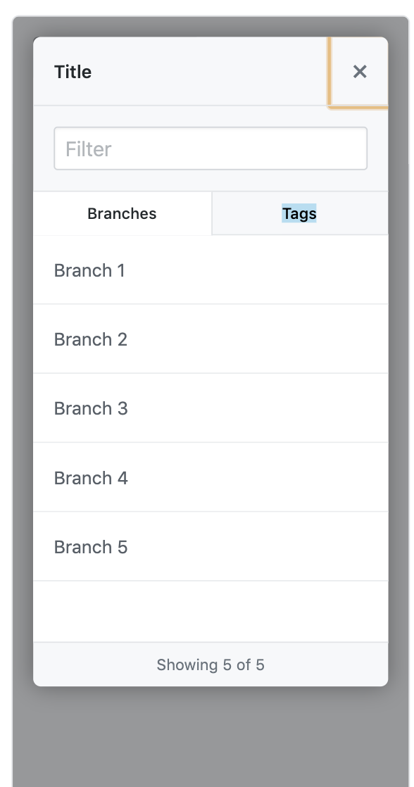 Add Close Button To Responsive Selectmenu · Issue 750 · Primerreact