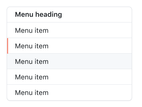 🔮[New Component] Menu Component · Issue #670 · primer/react · GitHub