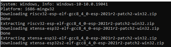 Esptoolsgetexe Downloads Riscv32 Esp Elf Instead Of Xtensa Esp Elf During Manual Install