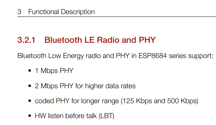 Is Le Long Range And Phy 2m Available On Esp32 C3 And Esp32 C2 · Issue 7756 · Espressif