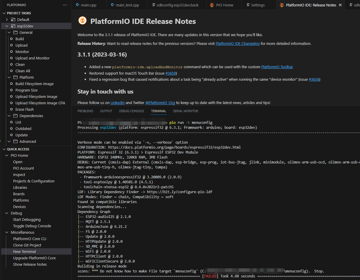 Problem with SD_MMC in 1 bit mode (working fine with Arduino IDE) · Issue #1108 · platformio ...