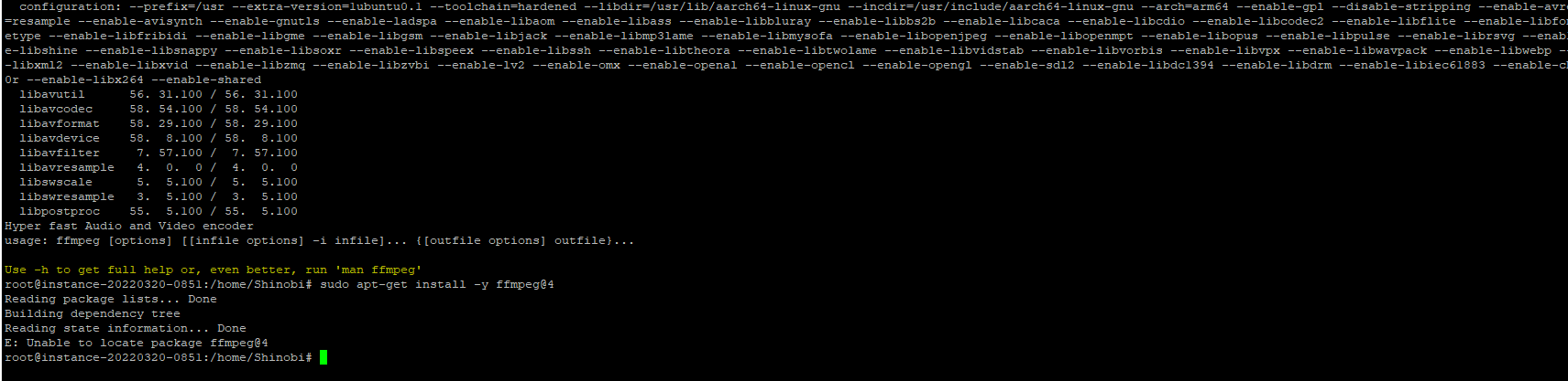 Agent DVR Ubuntu VM Server, ARM Processor, Issue: Missing libraries. · Issue #179 · ispysoftware ...
