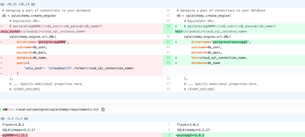 The given sample raises an InterfaceError · Issue #2197 · GoogleCloudPlatform/python-docs ...