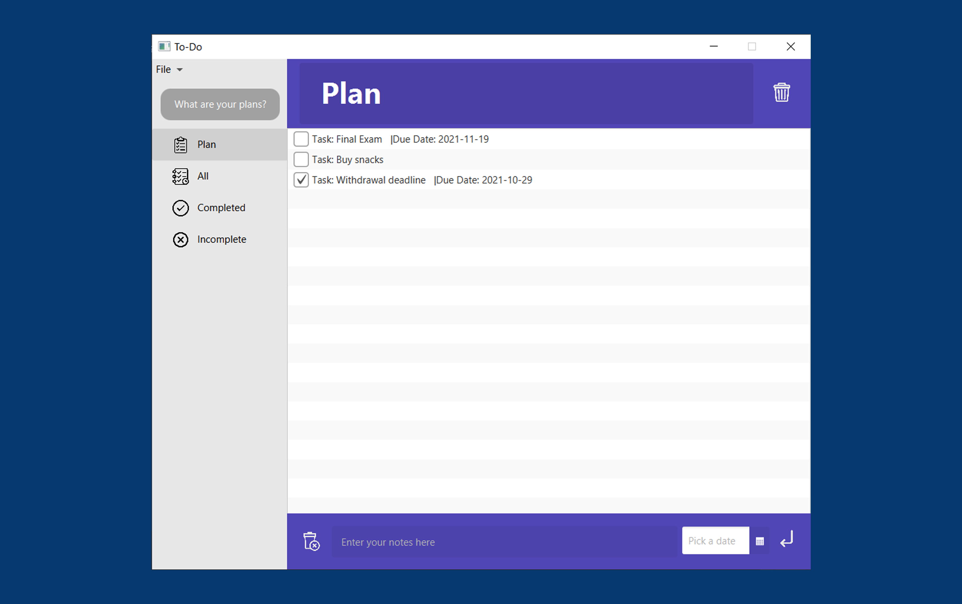 GitHub - cachemoney-3000/SimpleToDoList