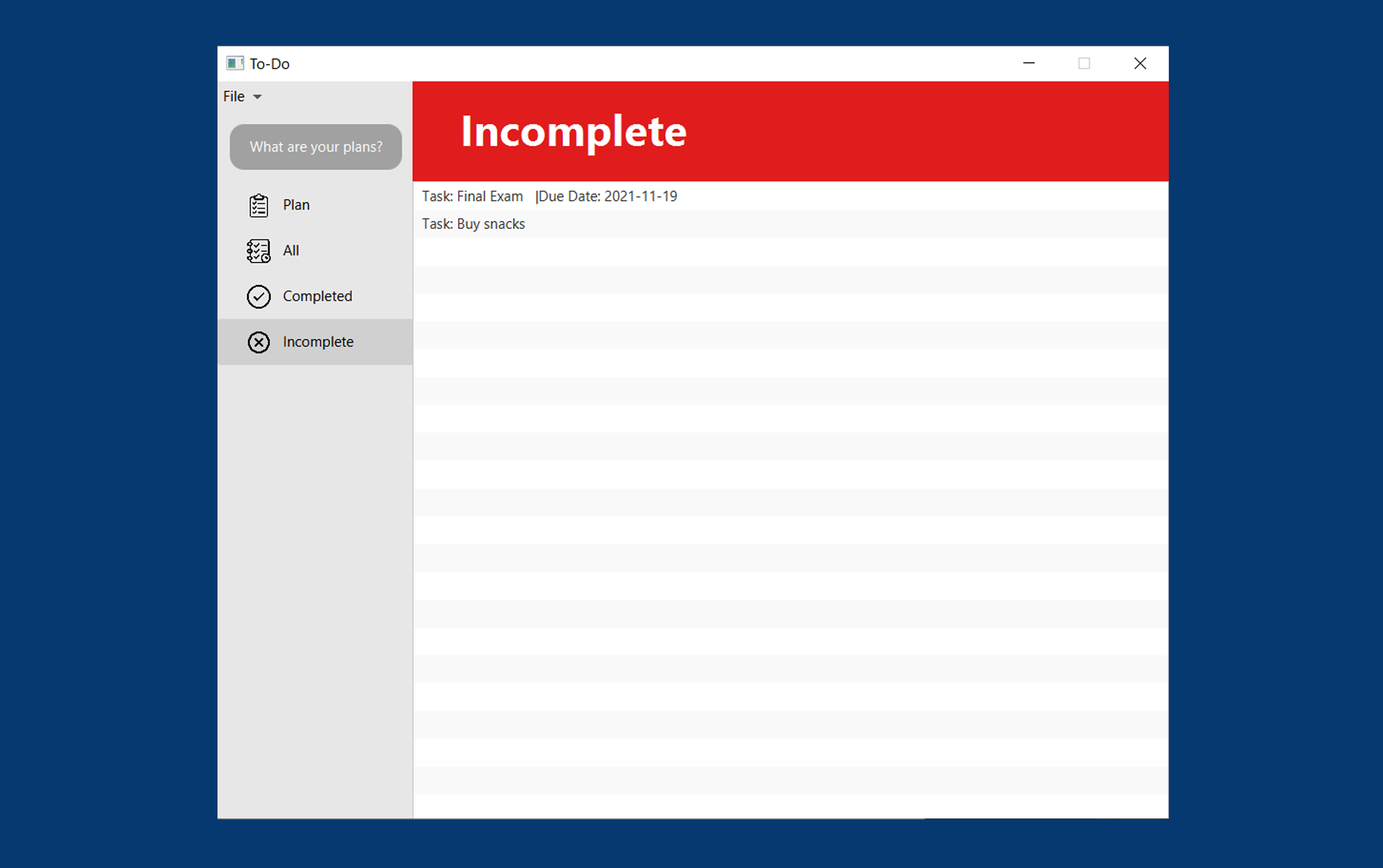 GitHub - cachemoney-3000/SimpleToDoList