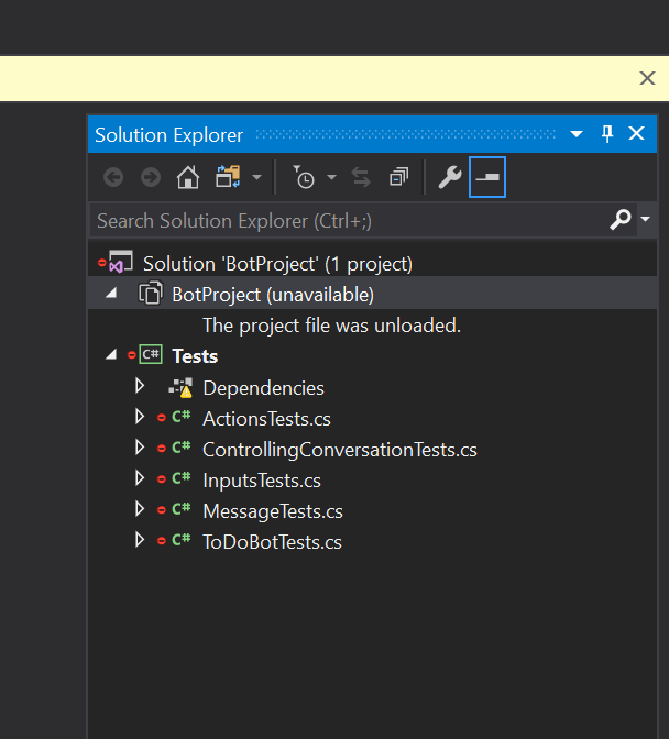 Remove SLN file from Bot Proejct · Issue #1460 · microsoft/BotFramework-Composer · GitHub