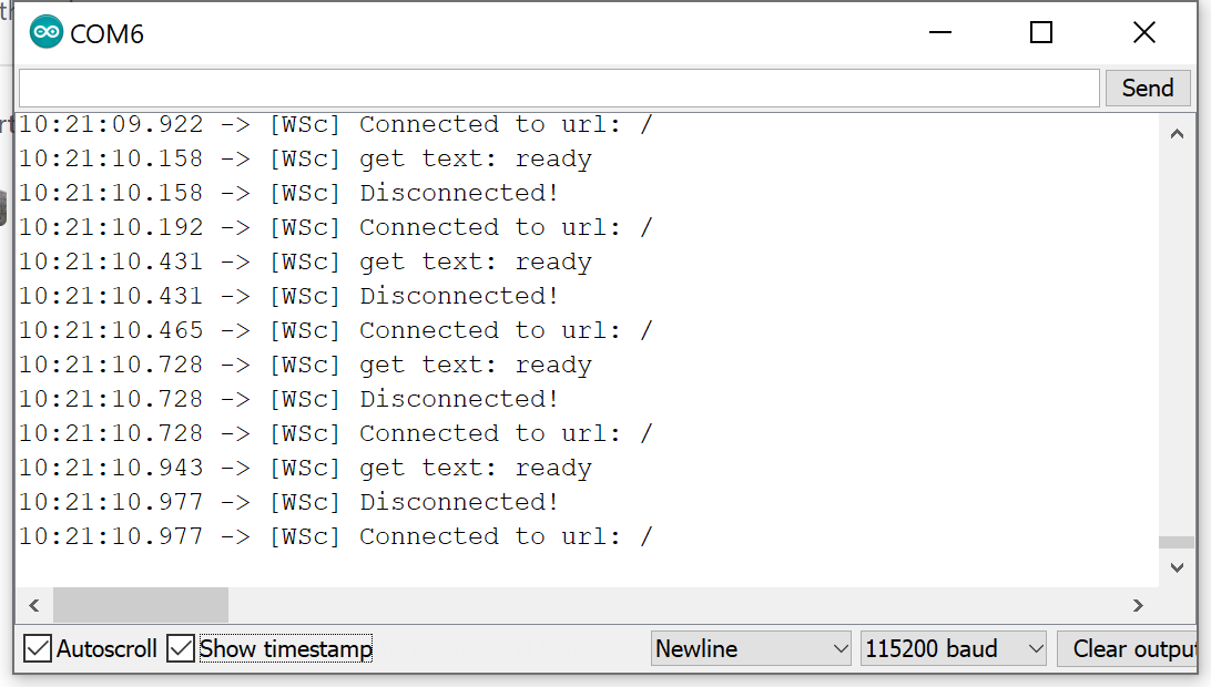 Websocket disconnects after a moment · Issue #274 · Links2004/arduinoWebSockets · GitHub