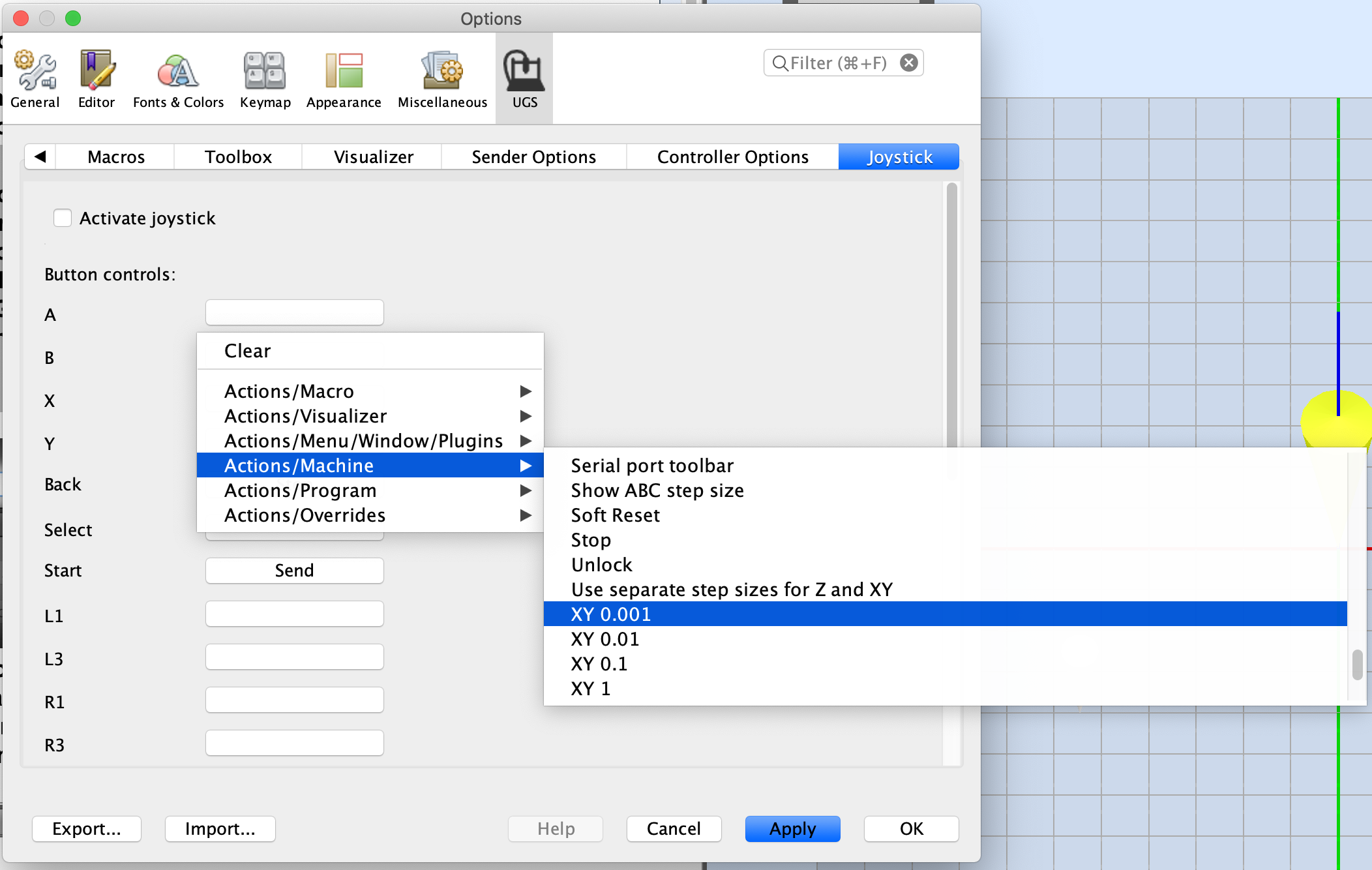 Decrease the Joystick step size limit to 0.001 for inch mode · Issue ...