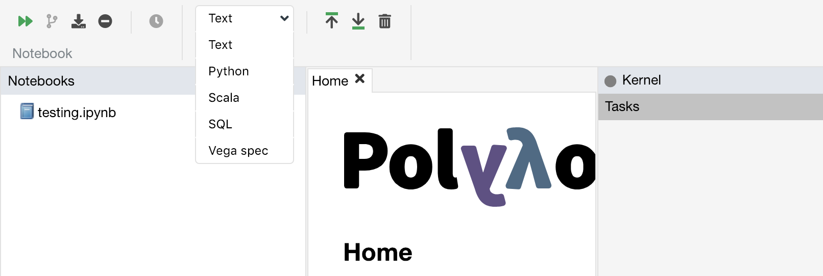 Python cell type is shown twice · Issue #525 · polynote/polynote · GitHub