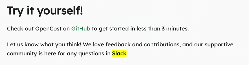 Update OpenCost website slack link · Issue #1281 · opencost/opencost · GitHub