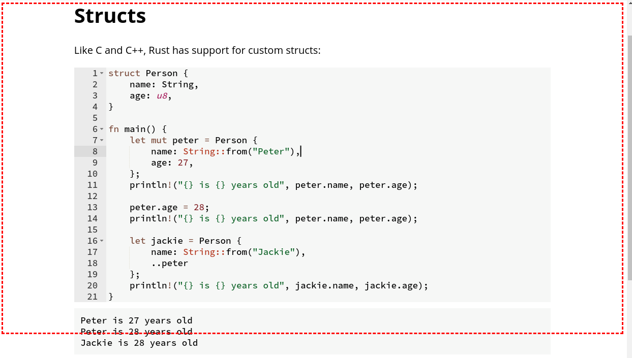 Size and style of slides in v2 · Issue #1464 · google/comprehensive-rust · GitHub