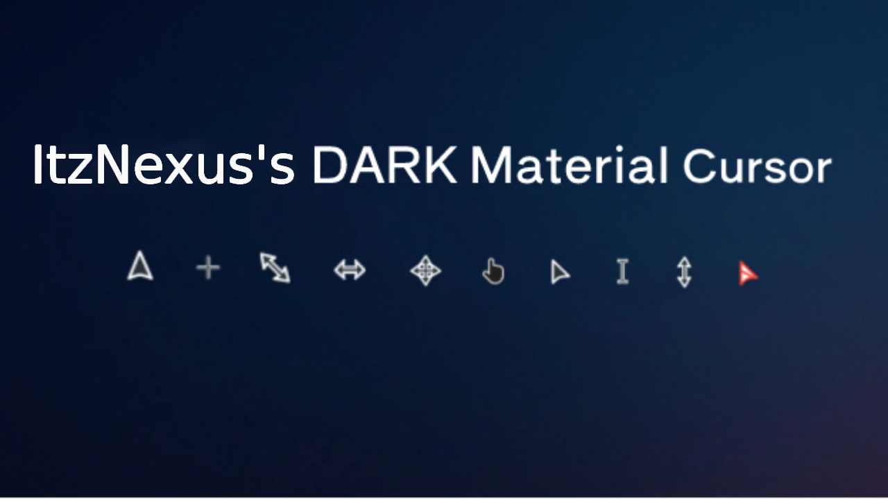 GitHub - NotNexuss/DARK-Material-Cursor: A perfected theme cursor.