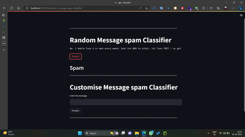 Github Manishthorat9spam Message Detection Customize 0588